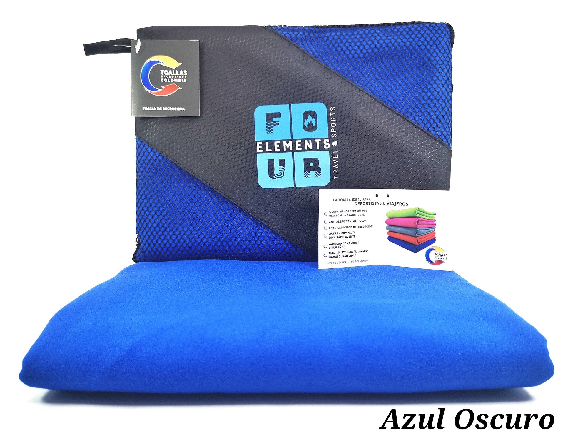 Toalla de Microfibra 165x100cm Secado Rápido Suave Ligera Compacta ...